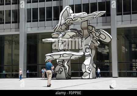 Jean Dubuffet's sculpture, “Group of Four Trees,” is a centerpiece of ...