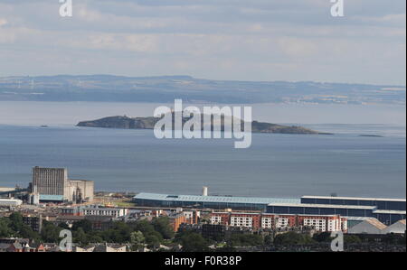 The Isle of Inchkeith in the Firth of Forth Stock Photo - Alamy