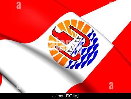 French Polynesia Coat of Arms. Close Up Stock Photo - Alamy