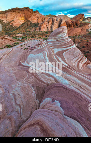 Fire Wave Valley of Fire Overtone Nevada Vertical Composition Stock ...