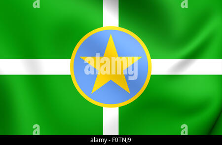 Flag of Jackson, USA. Close Up Stock Photo - Alamy