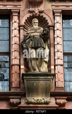 heidelberg castle friedrich building winter king frederick V germany ...