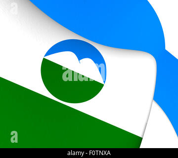 Kabardino-Balkar Republic Flag Stock Photo - Alamy