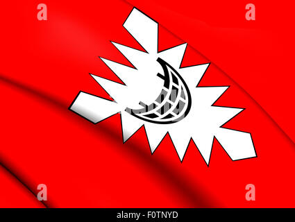 Flag of Kiel, Germany. Close Up Stock Photo - Alamy