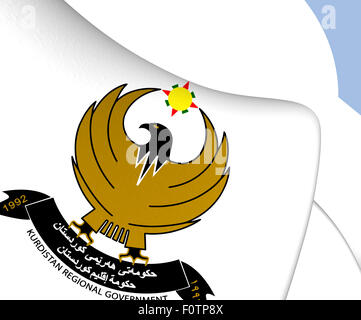 3D Kurdistan Regional Government Coat of Arms. 3D Illustration Stock ...