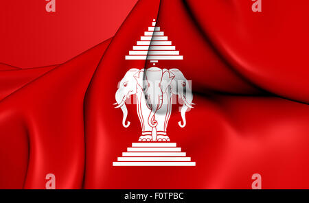 Laos: Flag of the Kingdom of Laos (1952-1975). From 1952 until the fall ...