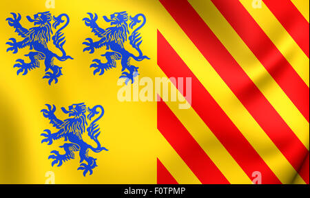Flag of Limousin Stock Photo - Alamy