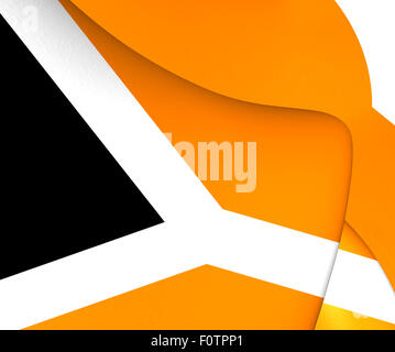 3D Illustration of a waving Panama province flag of Ngabe Bugle Comarca ...