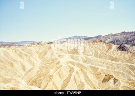 Rock formations at Zabriskie Point, Death Valley National Park, Nevada ...
