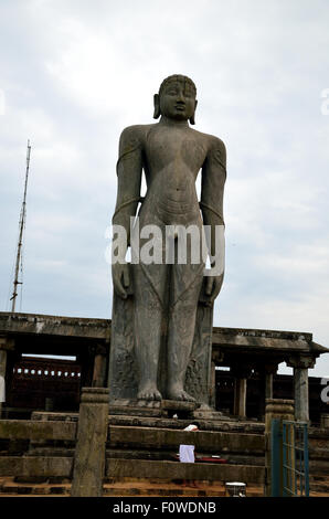 Gomateshwara or Shri Bhagawan Bahubali statue at Karkala Stock Photo ...