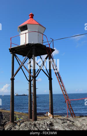 Norway, Stavanger. Small lighthouse Stock Photo - Alamy
