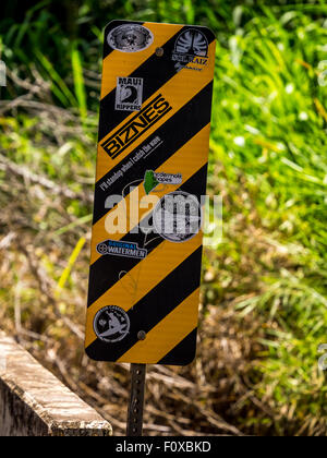 Highway signs, Maui Stock Photo - Alamy