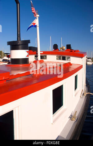 Historic ferry Plover, Blaine Marina, Blaine, Washington Stock Photo ...