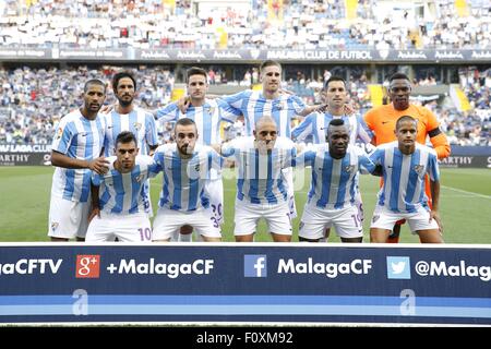 Malaga team group line-up (Malaga), FEBRUARY 21 2015 - Football/Soccer ...