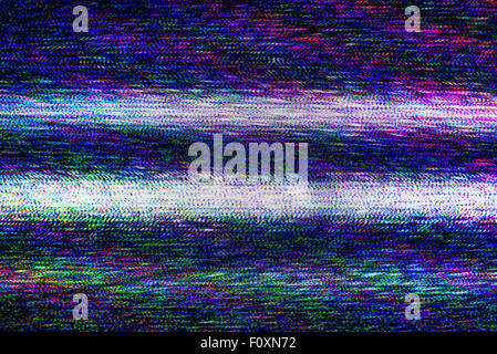 Tv screen with static noise, bad signal reception Stock Photo - Alamy