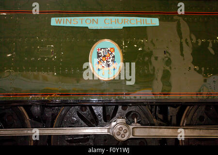National Railway Museum York nameplates Stock Photo - Alamy