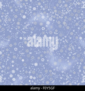Snow Flurry Seamless Background Stock Photo - Alamy
