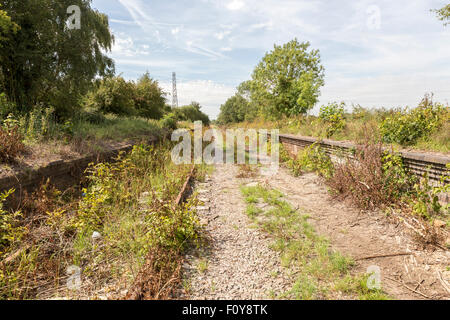 Verney Junction Railway looking West Stock Photo - Alamy