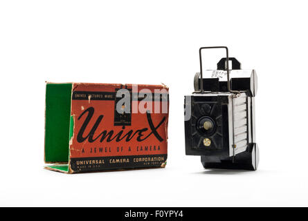 The Univex A Model Tiny Bakelite Film Camera Stock Photo - Alamy