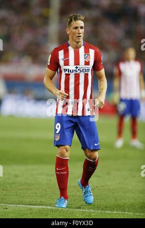 Madrid, Spain. 22nd Aug, 2015. Fernando Torres (Atletico) Football ...