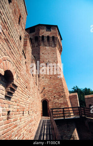 Italy Marche castello di Gradara inside Stock Photo - Alamy