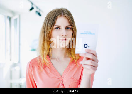 BLOOD GROUP CARD Stock Photo - Alamy