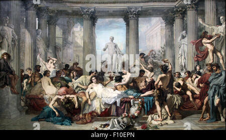 Romans during the Decadence (1847) by Thomas Couture (1815-1879 Stock ...
