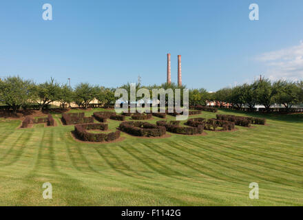 Hershey smoke stacks in Hershey PA Stock Photo - Alamy