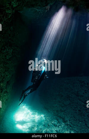 Corfu Island sea cave in Greece. Porto Timoni coast Stock Photo - Alamy