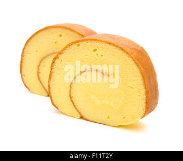 side view golden sweet rolls on a blue wood background Stock Photo - Alamy