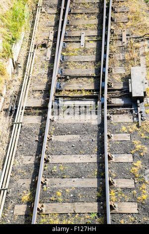 Railway tracks, aka, railway lines Stock Photo - Alamy