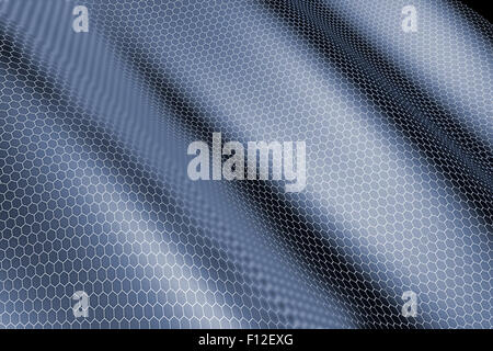 Graphene hexagon array pattern texture honeycomb Stock Photo - Alamy