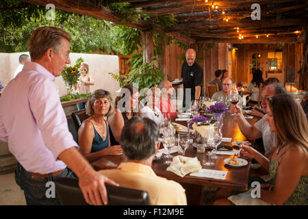 patio and arbor, Roblar Winery, Santa Ynez Valley, California Stock ...
