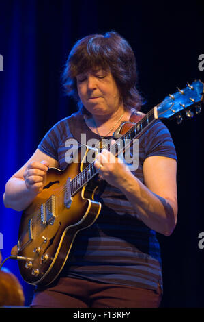 Guitarist with Deirdre Cartwright Band & Friends performing on stage at ...
