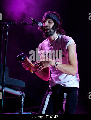 Kasabian plays V Festival Hylands Park on 22/08/2015 at Hylands Park ...