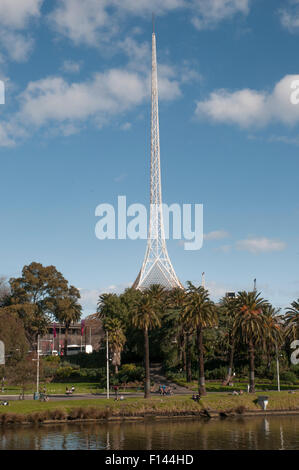 Victorian Arts Centre Spire Melbourne Victoria Australia Stock Photo ...
