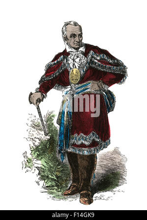 Red Jacket, Seneca Orator and Chief of the Wolf Clan, Lithograph from ...