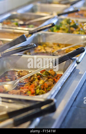 Chinese food buffet self service lunch or dinner Stock Photo - Alamy
