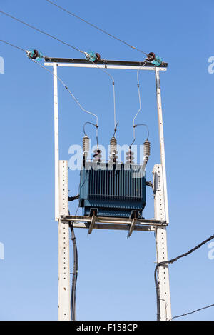 Electricity distribution transformer with cooling ribs Stock Photo - Alamy