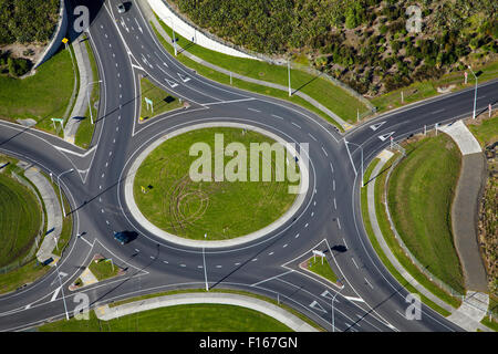Roundabouts and Upper Harbour Motorway, Hobsonville, Auckland, North ...