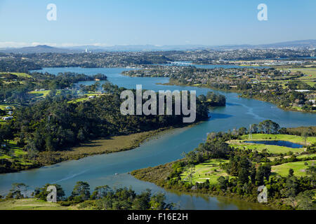 Riverhead, Auckland, North Island, New Zealand - aerial Stock Photo - Alamy