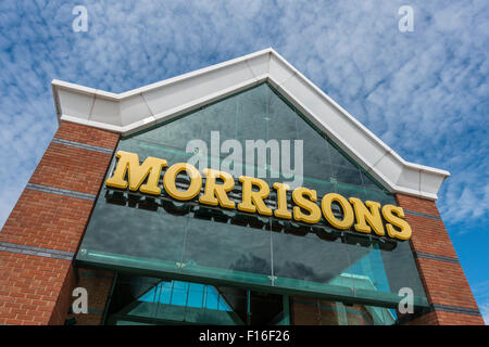 Morrisons Supermarket Chain Logo Signage Storefront Stock Photo - Alamy