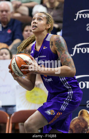 UNCASVILLE, CT - AUGUST 27: Connecticut Sun guard Natisha Hiedeman (2 ...