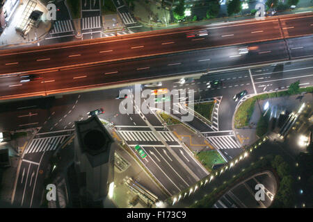 Crosswalk line from above Stock Photo - Alamy