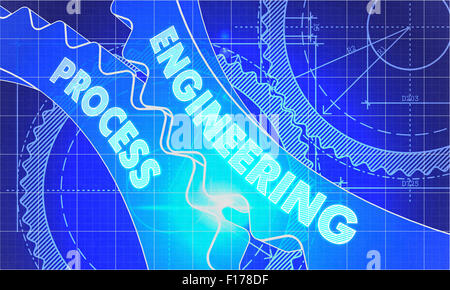 Process Engineering - Illustration with Lens Flare. Process Engineering ...
