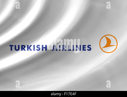 Turkish Airlines logo icon flag symbol emblem sign Stock Photo - Alamy
