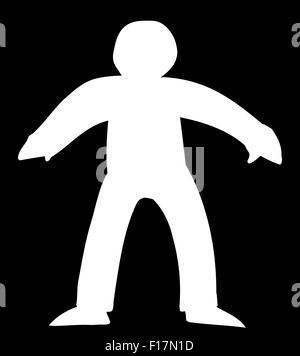 Human figure standing Stock Photo - Alamy