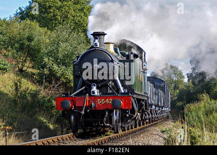 GWR class 4575 2-6-2 tank engine No 5521, running as London Transport ...