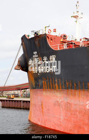 BBG Bright IMO 9598177 Bulk Carrier merchant ship registered in Hong ...