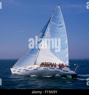 AJAXNETPHOTO. 1989. SOLENT, ENGLAND. - WHITBREAD RACE YACHT ...